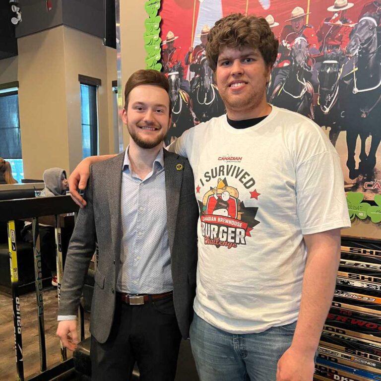 Burger Challenge Record Breaker | The Canadian Brewhouse