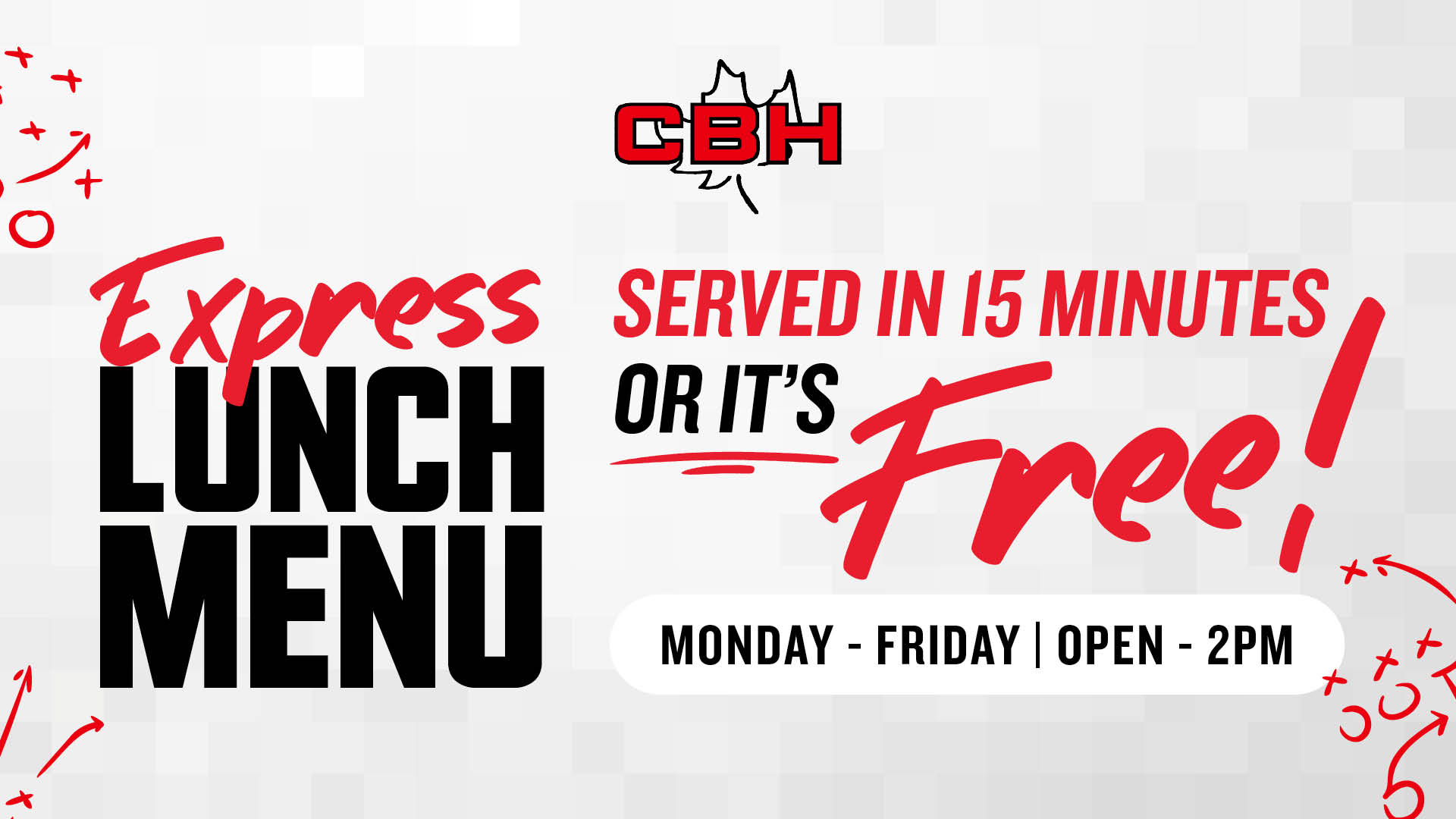 Express Lunch | The Canadian Brewhouse