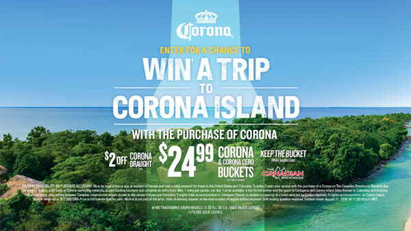 Win a Trip to Corona Island! | The Canadian Brewhouse